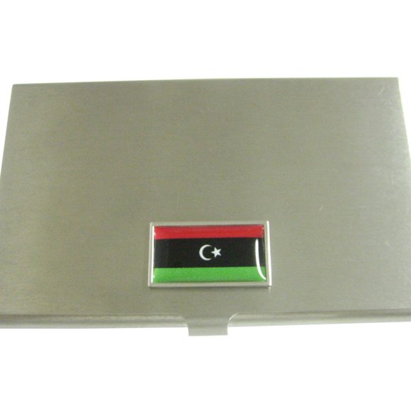 Kiola Designs | Accessories | Thin Bordered Libya Flag Pendant Business ...